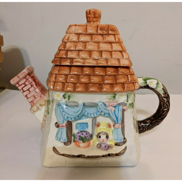 Accents | Ceramic Cottage Ware Tea Pot Porcelain House Heritage Mint ...